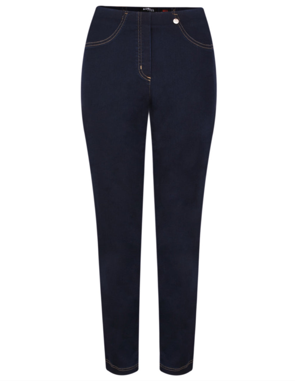 Robell 51580-5448/690 Bella Full length Jeans Navy/Stitching